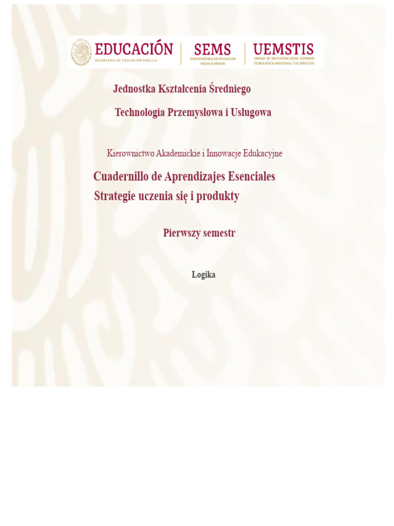 Logika - 1 Semestr - Zeszyt Poprawiony 2020 | PDF