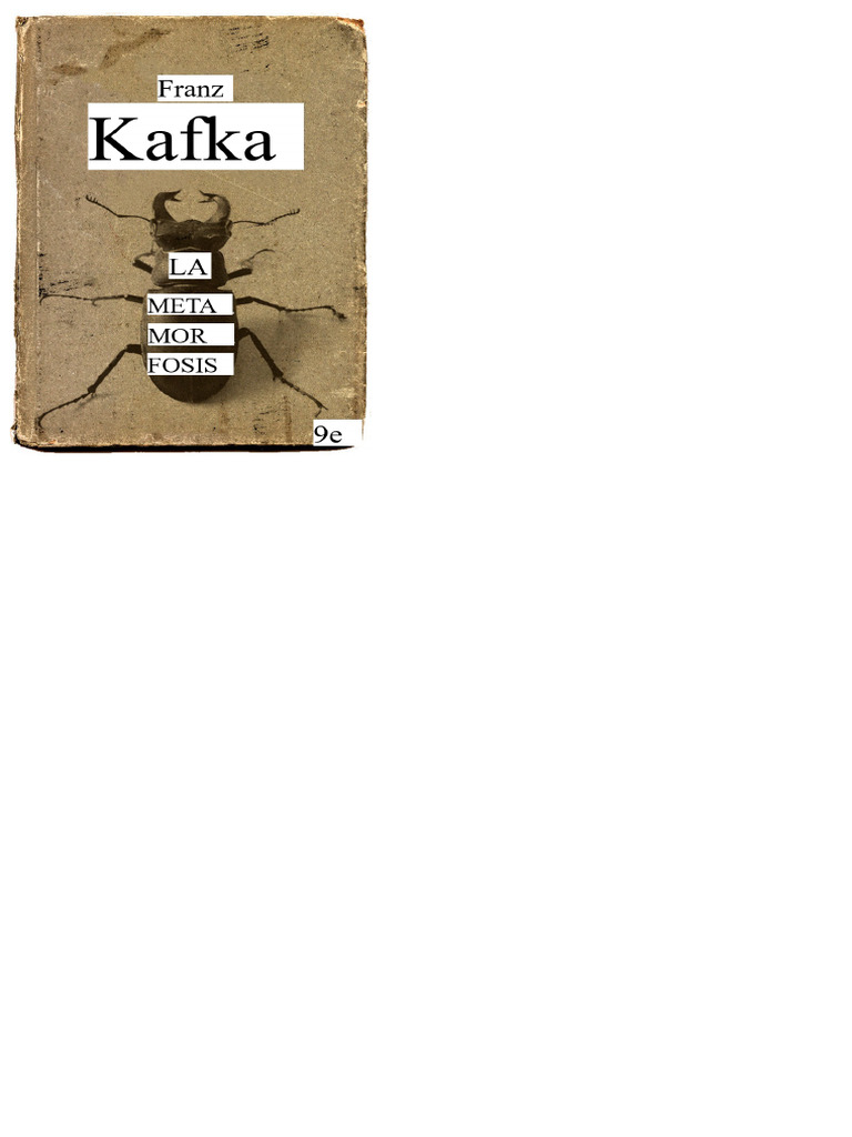 FRANZ KAFKA, The Metamorphosis | PDF | The Metamorphosis