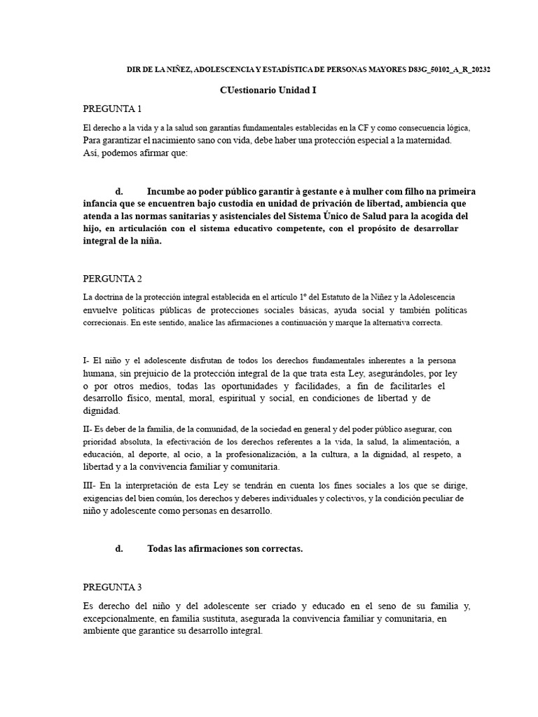 Dir de La Niña, Adolescente y Estat de La Persona Mayor D83G - 50102 ...