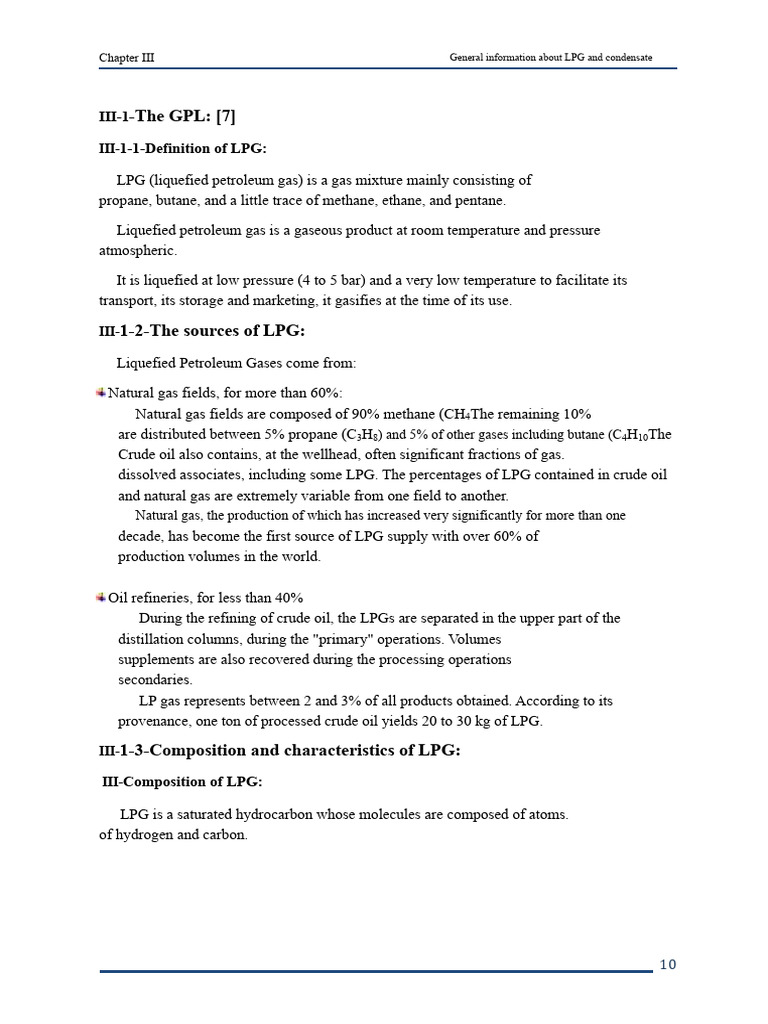 Overview of LPG and Condensate Properties | PDF | Liquefied Petroleum ...