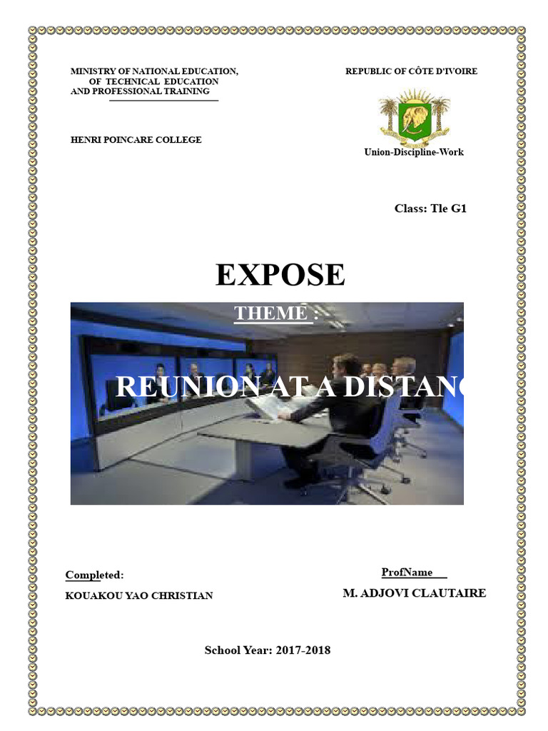 Presentation On Remote Meetings | PDF | Videotelephony | Computing