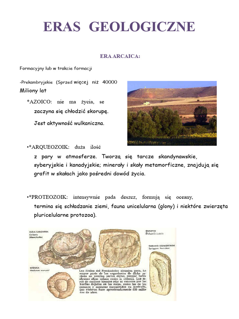 Ery Geologiczne | PDF