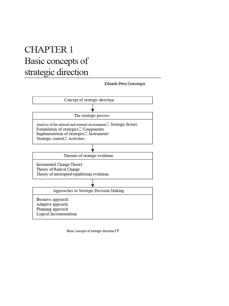 Strategic Direction: Key Concepts & Process | PDF | Strategic ...