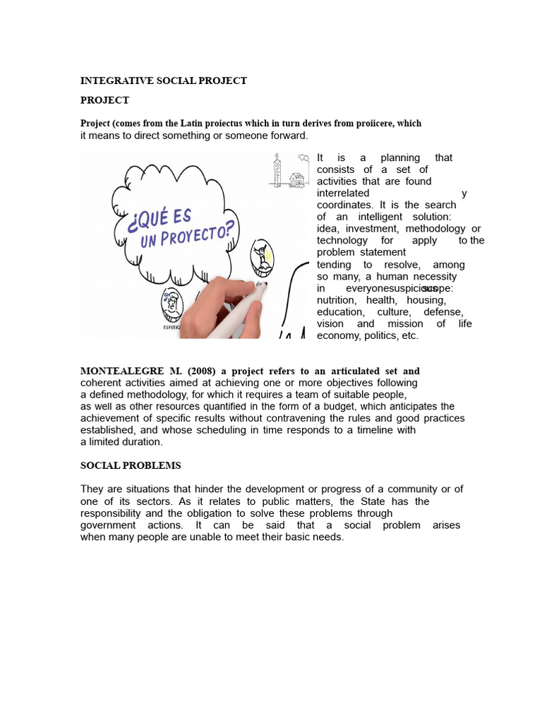Socio-Integrative Project Overview | PDF | Knowledge | Community