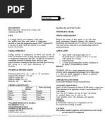 Hi-Solids Polyurethane Product Info | PDF | Coating | Paint