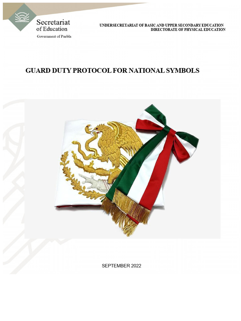 Guard Duty Protocol for National Symbols | PDF