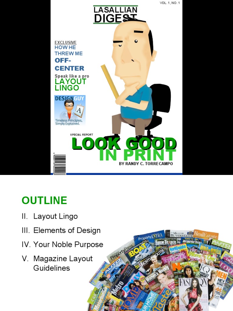 Magazine Layout by Randy Torrecampo | PDF | Typography | Typefaces
