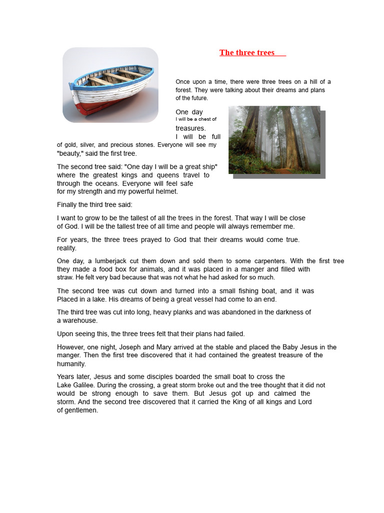 The Story of The Three Trees | PDF