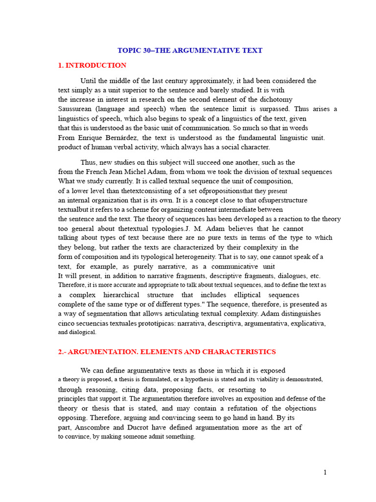 Understanding Argumentative Texts | PDF | Argument | Rhetoric