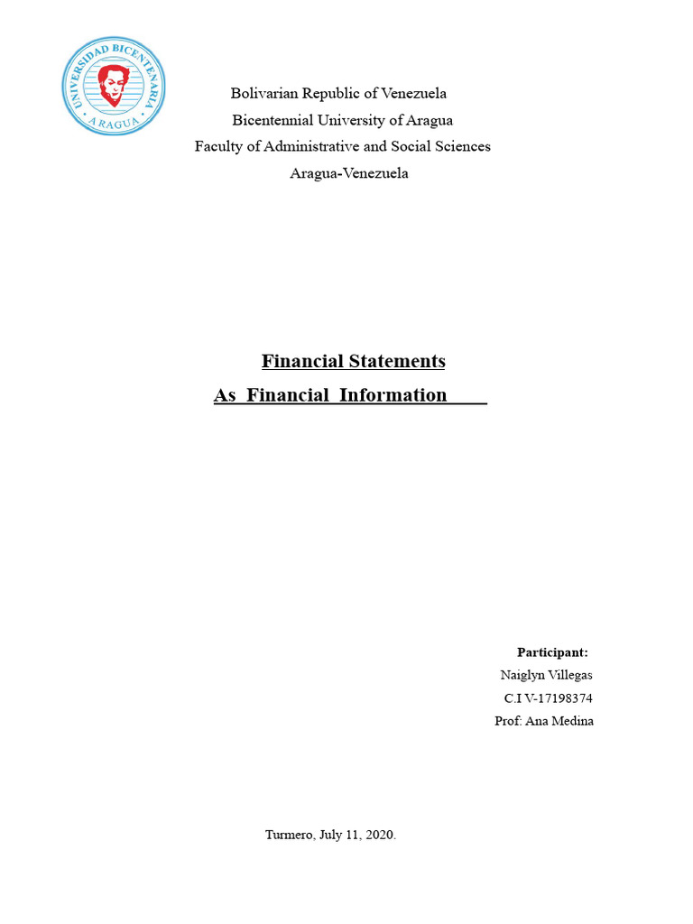 Understanding Financial Statements Basics | PDF | Balance Sheet | Expense