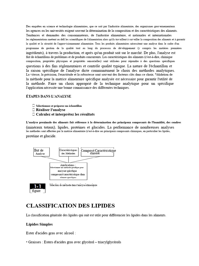 Analyse des lipides dans les aliments | PDF | Hydrogénation | Lipide