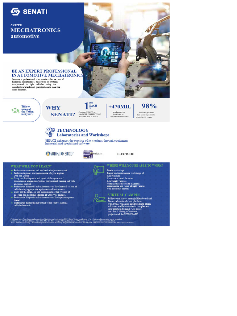 Automotive Mechatronics Brochure | PDF | Mechatronics | Actuator