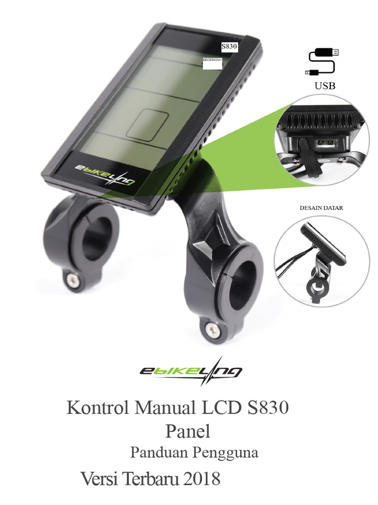 Panduan Kontrol Manual LCD S830 | PDF