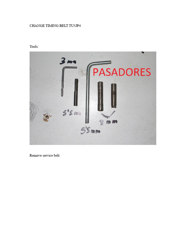Distribution Belt TU5JP4 | PDF