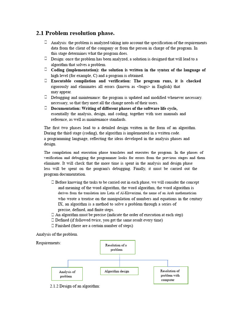 Summary of Chapter 2 Luis JOYANES AGUILAR | PDF | Computer Programming | Computer Program