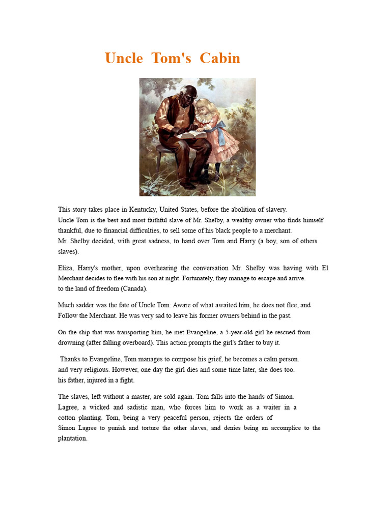 Uncle Tom's Cabin Summary | PDF