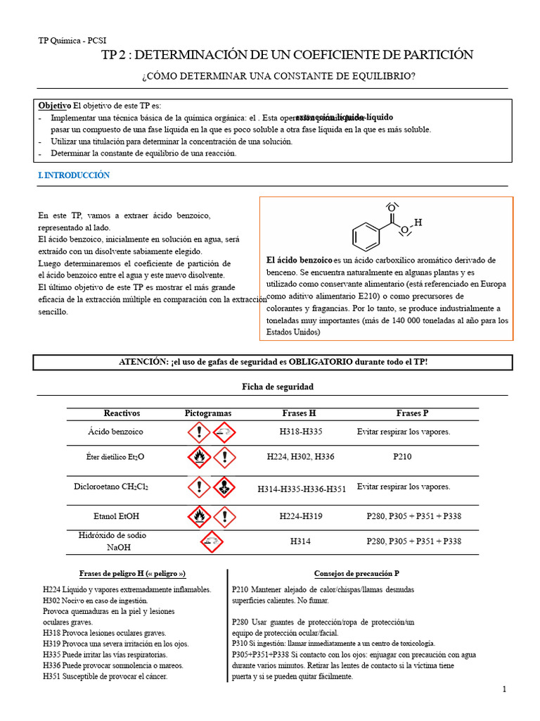 Determinación de Coeficiente de Partición | PDF | Valoración | Química
