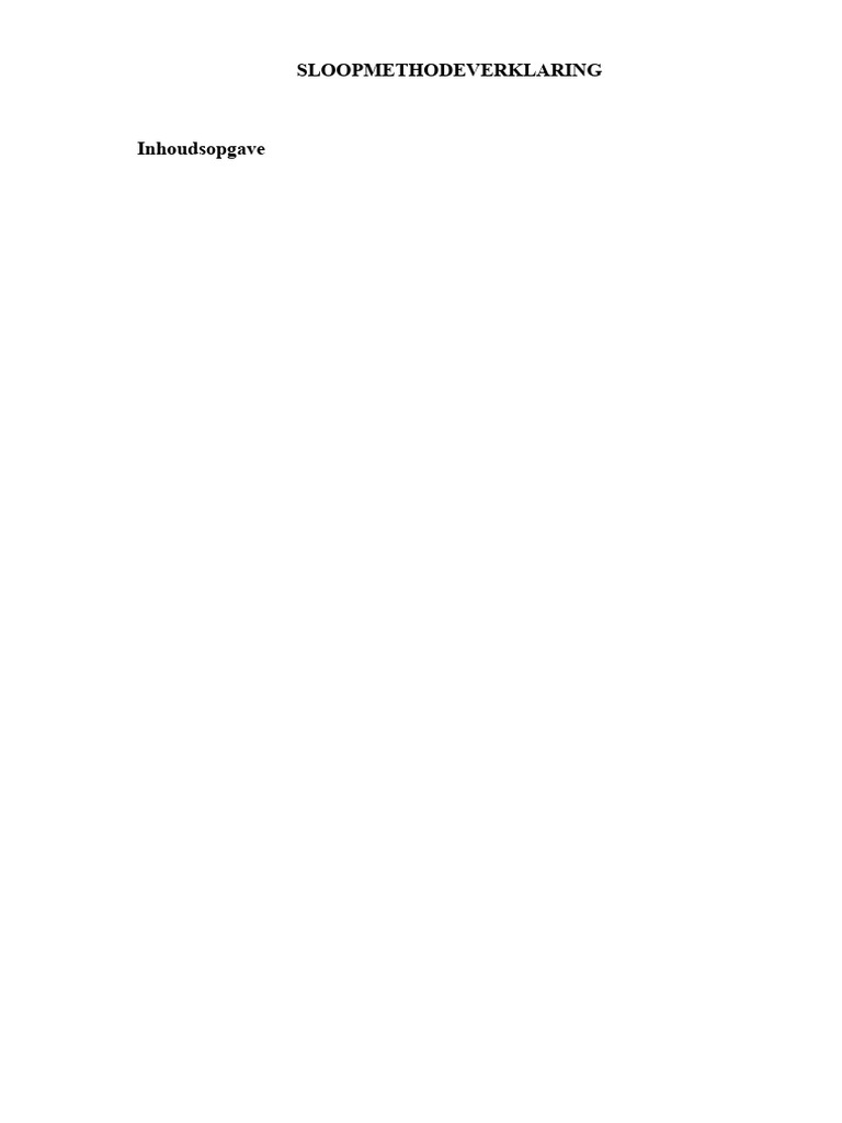 Methode Van Verklaring | PDF