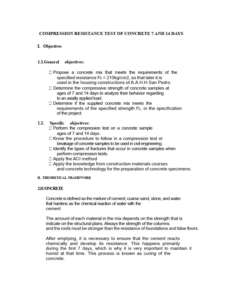 Concrete Cylinder Compression Testing | PDF | Concrete | Materials