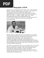 Pelé: Birth of a Legend Explored | PDF
