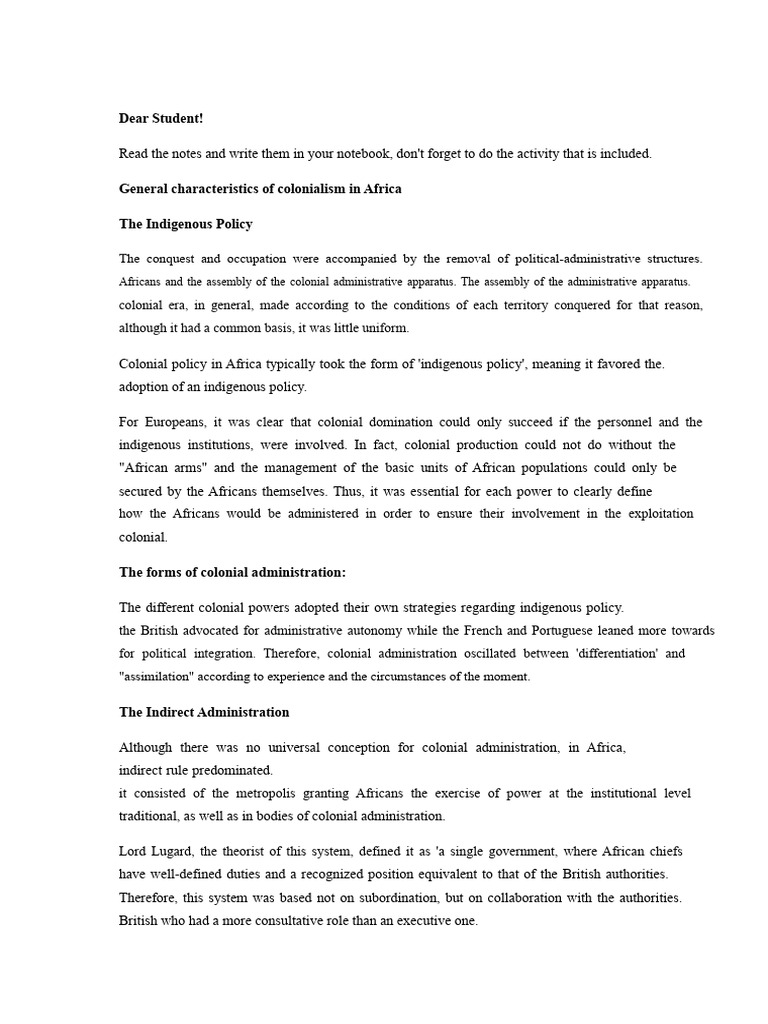 Forms of Colonial Administration | PDF | Colonialism | Taxes