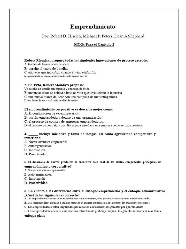 Innovaciones y Estrategias en Emprendimiento | PDF