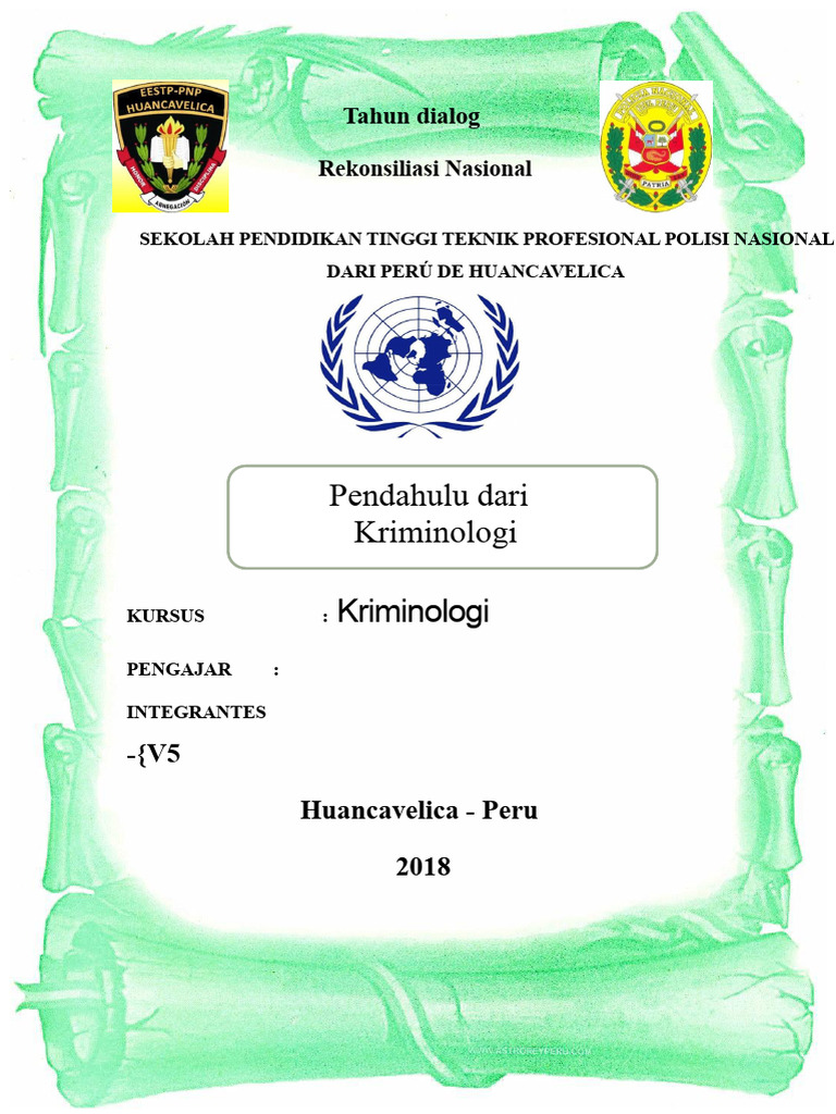 Pelopor Kriminologi: Lombroso, Garófalo, Ferri | PDF