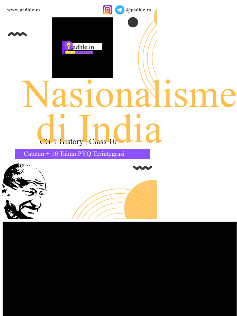 Sejarah Nasionalisme India: Kunci dan Tokoh | PDF