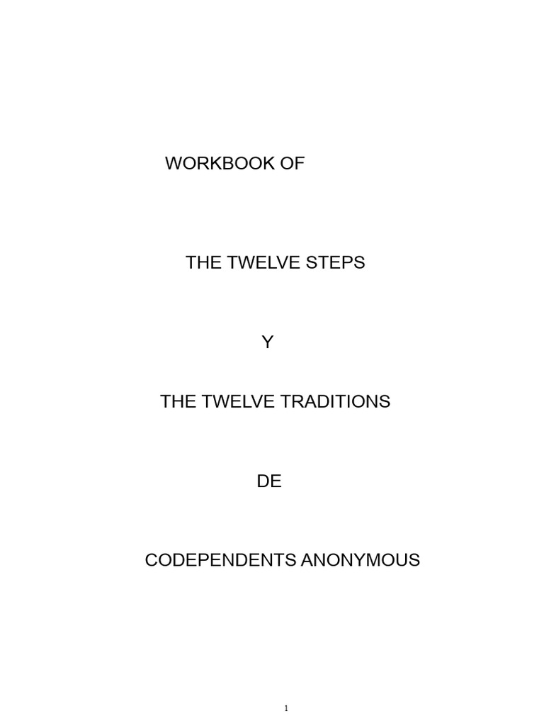 Green Book of Coda Workbook 12 Steps and 12 Traditions | PDF | God | Faith