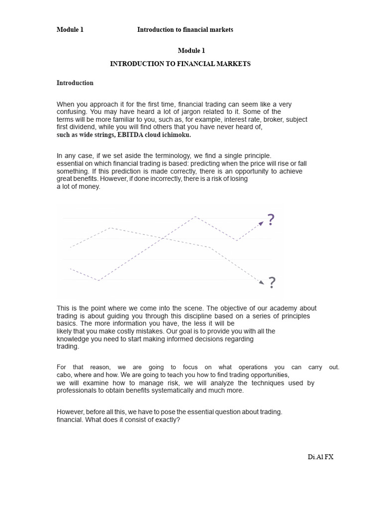 Introduction To Financial Markets | PDF | Cost Of Living | Foreign ...