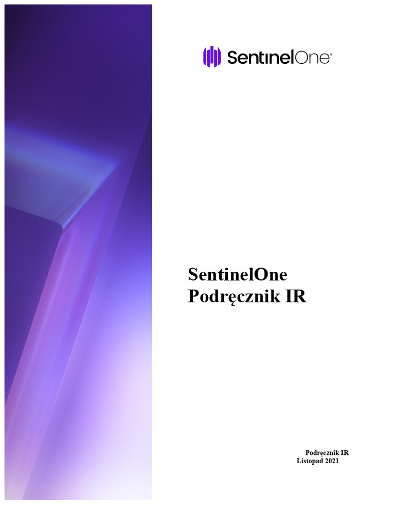 Podręcznik SentinelOne-IR | PDF