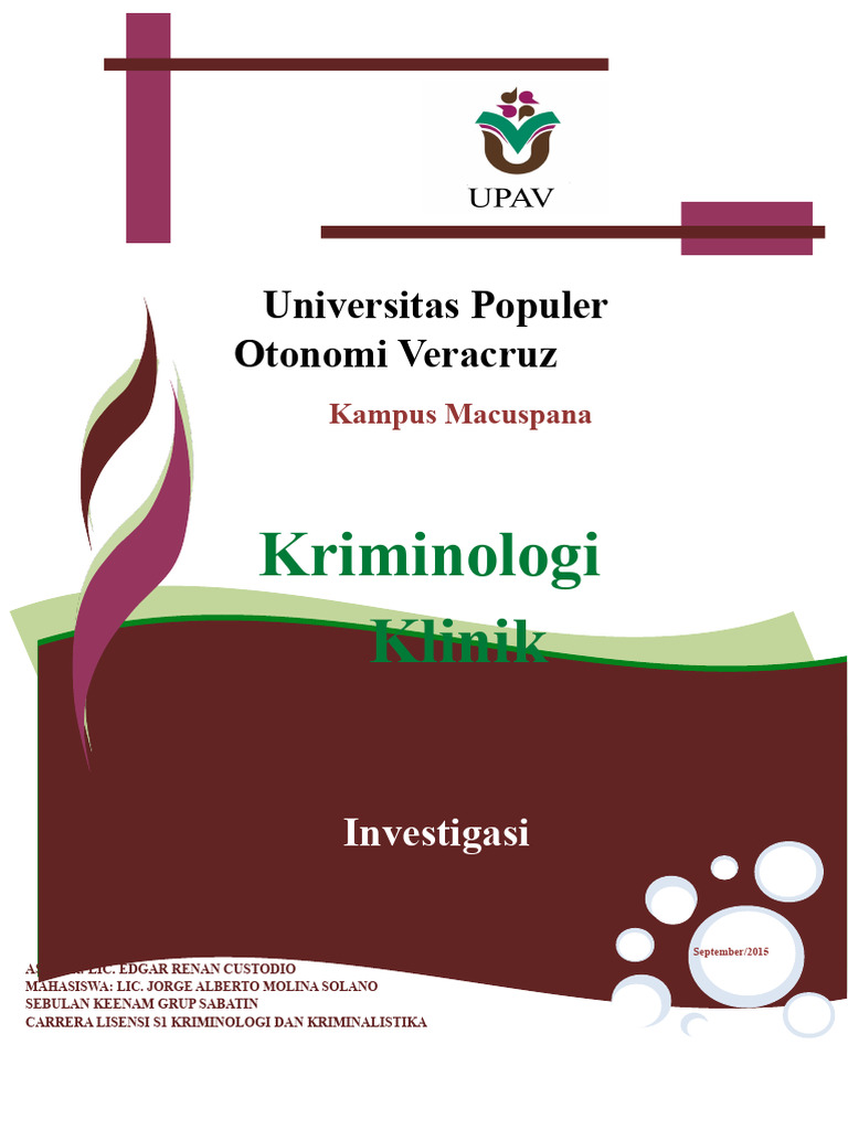 Sejarah Kriminologi: Lombroso, Garofalo, Ferri | PDF
