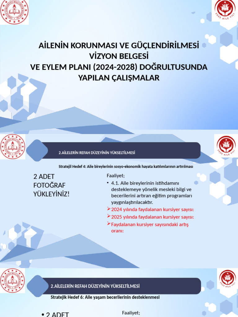 AILENIN KORUNMASI Sunum Sablonu | PDF