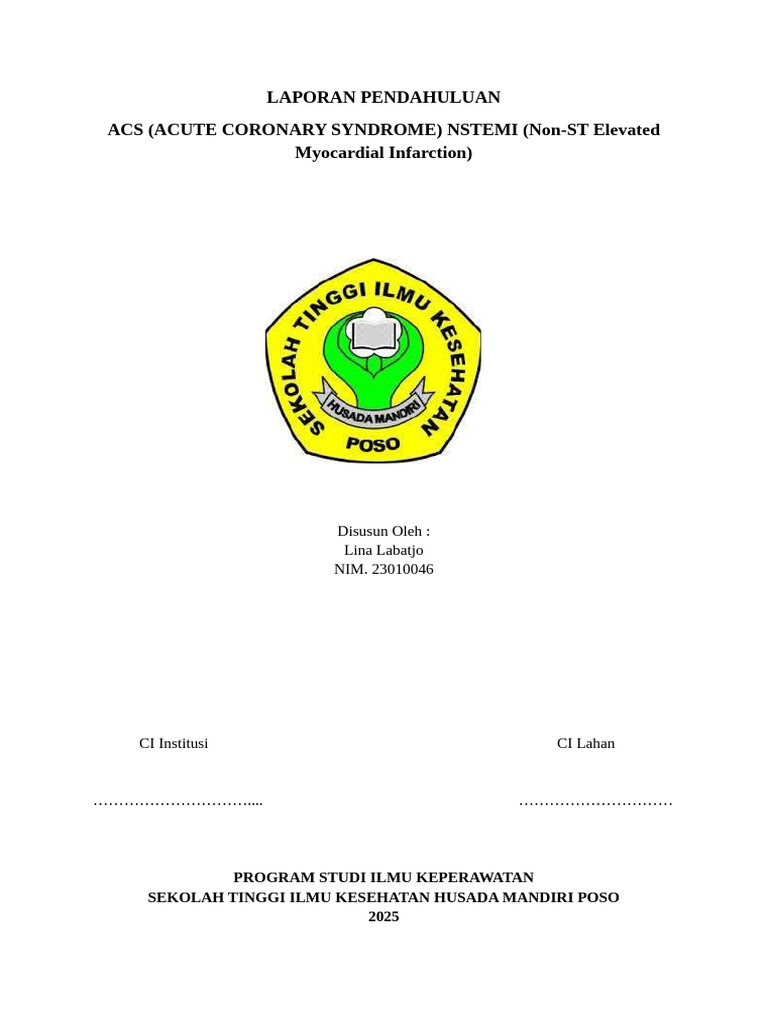 LP Acs Nstemi | PDF