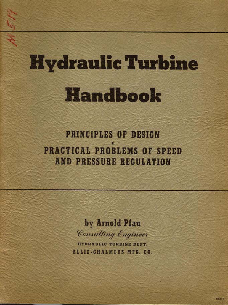 Hydraulic Turbine Handbook - Pfau | PDF