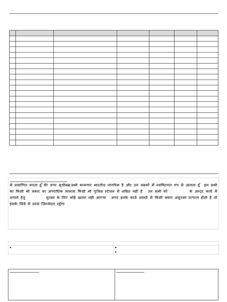 Contract Worker Gate Pass Renewal Form | PDF | National Security ...