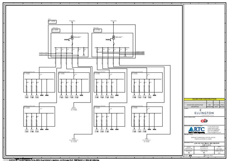 Dry LV Single Line Diagram Ci LV SLD 101 | PDF