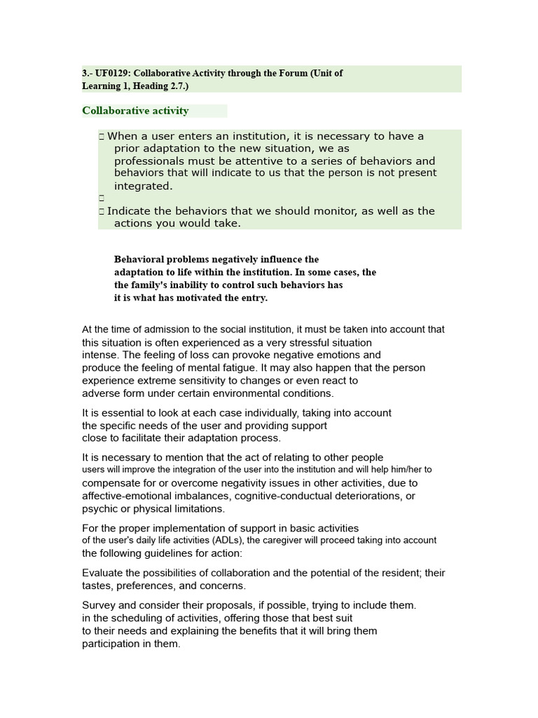 3.-UF0129 - Collaborative Activity Through The Forum (Learning Unit 1 ...