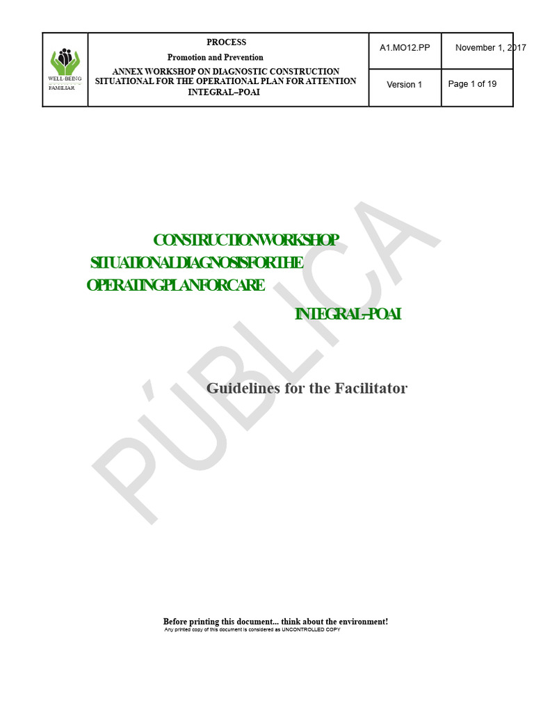 A1.MO12.PP Annex Workshop On Situational Diagnosis For The POAI v1 ...
