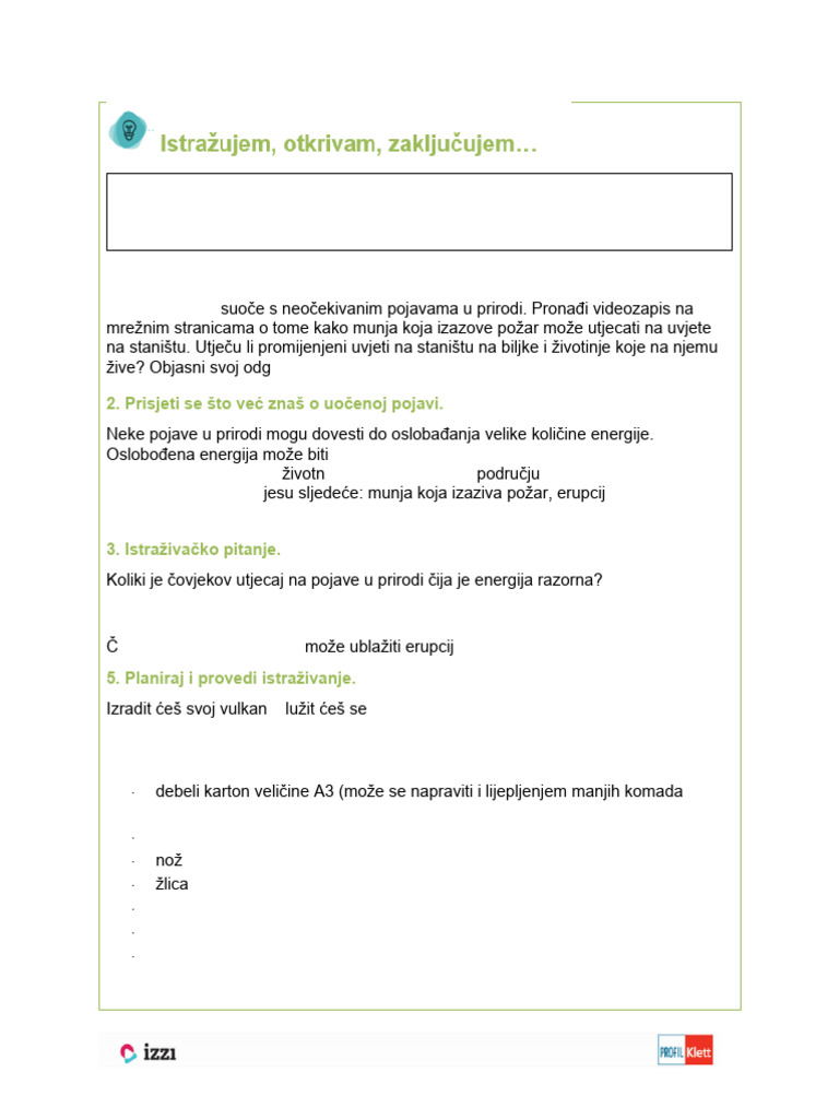 Istrazivacki Rad Vulkan | PDF