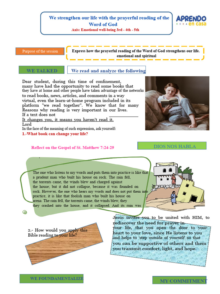 S17 - TOPIC Lectio Divina 3,4,5TH We Strengthen Our Lives With The ...
