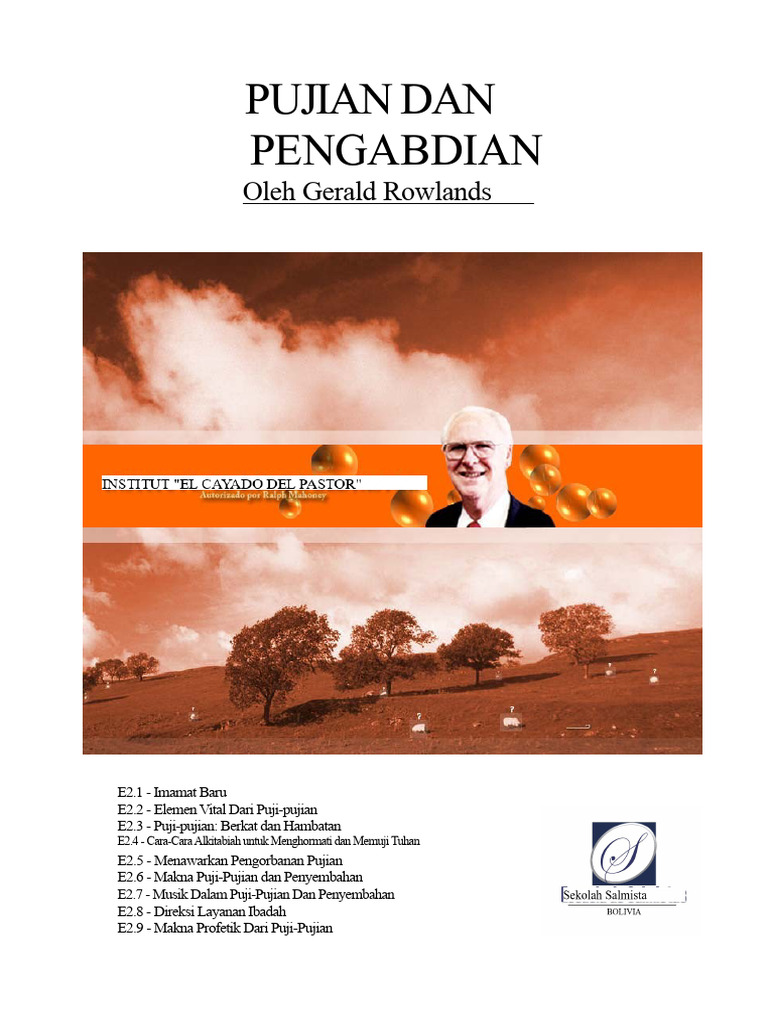 Institut El Cayado Dari Gembala Puji Dan Penyembahan - Doc Okok | PDF