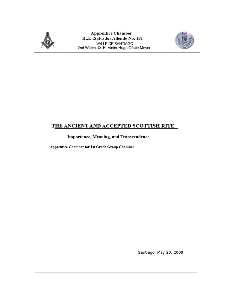 Ancient and Accepted Scottish Rite Work VC | PDF | Freemasonry | Rituals