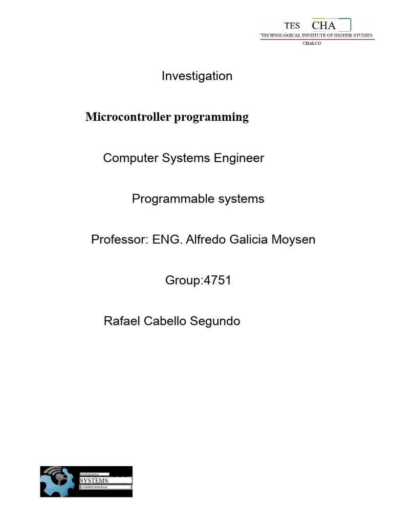 Microcontroller Programming Languages Overview | PDF | Microcontroller ...