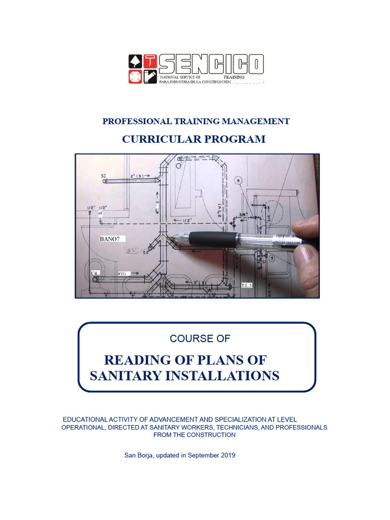 Reading Sanitary Installation Plans Course | PDF | Learning | Curriculum