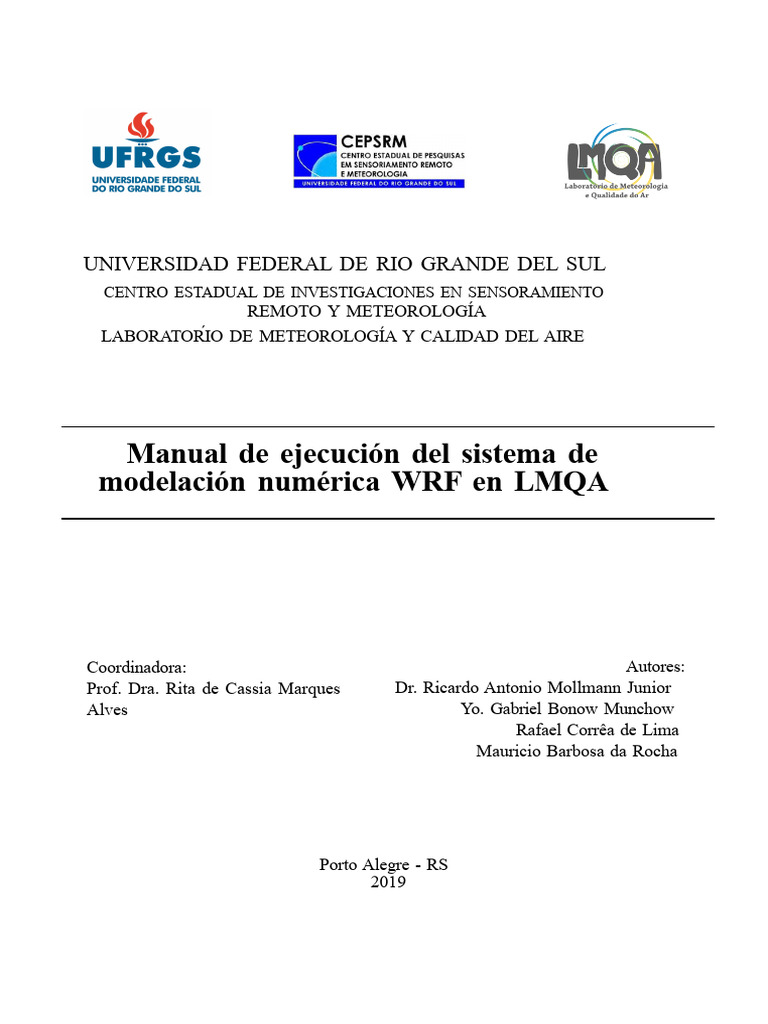 Manual WRF v9.3 | PDF | Archivo de computadora | Software