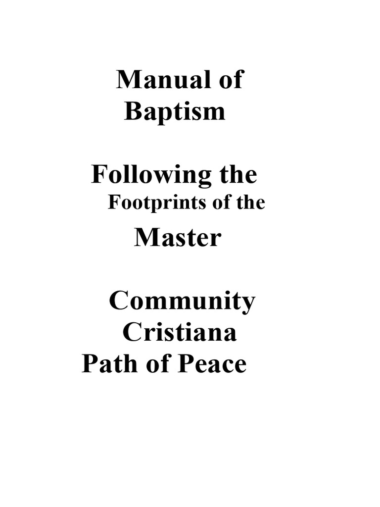 Understanding Water Baptism Basics | PDF | Baptism | Baptism With The ...