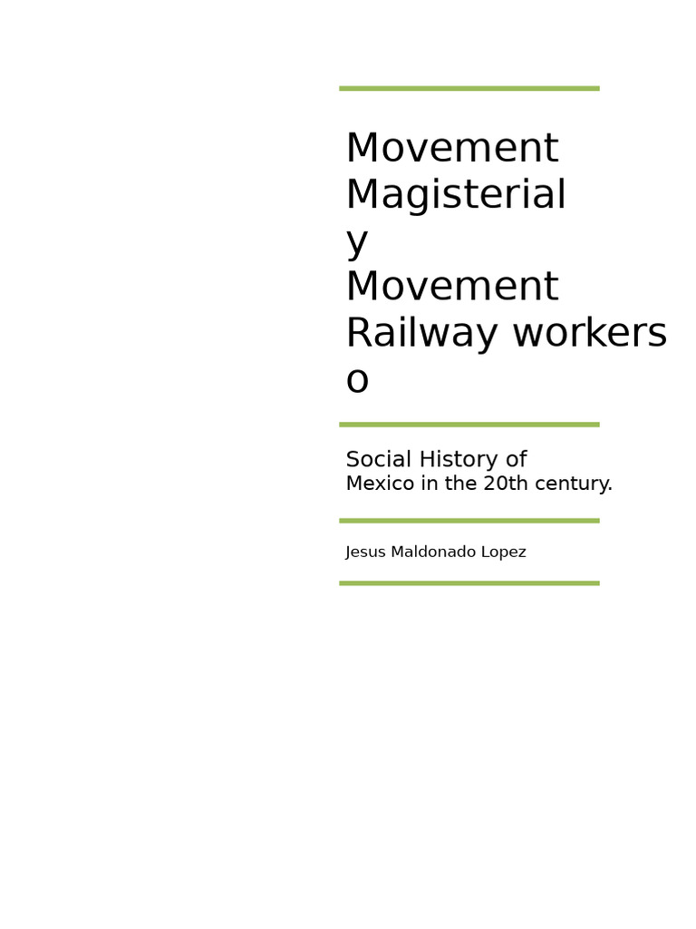 1958 Teachers' Movement in Mexico | PDF | Strike Action