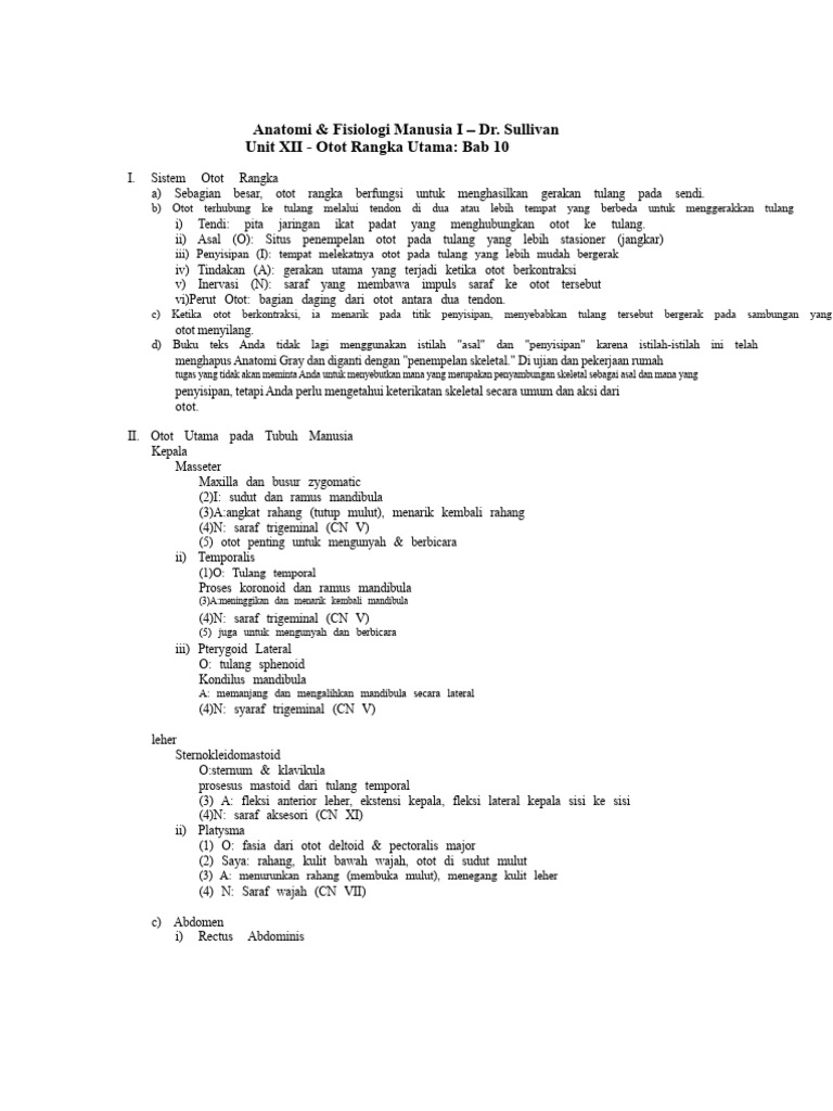 Catatan Kuliah Unit XII | PDF