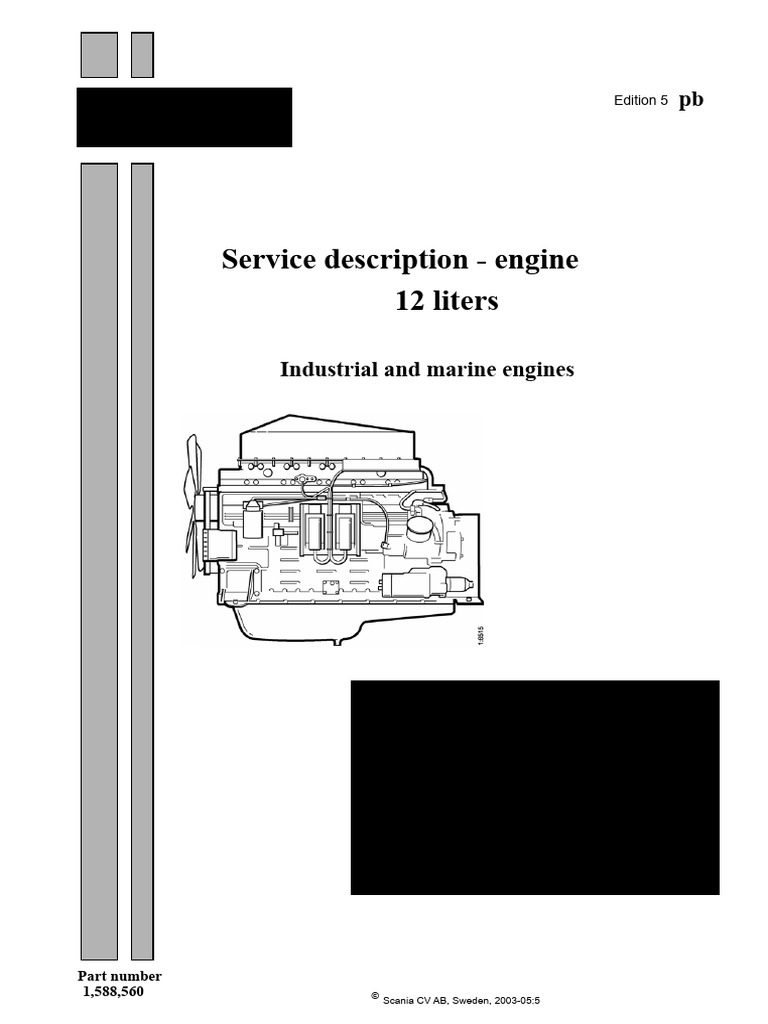 D12 Scania Workshop Manual | PDF | Turbocharger | Piston